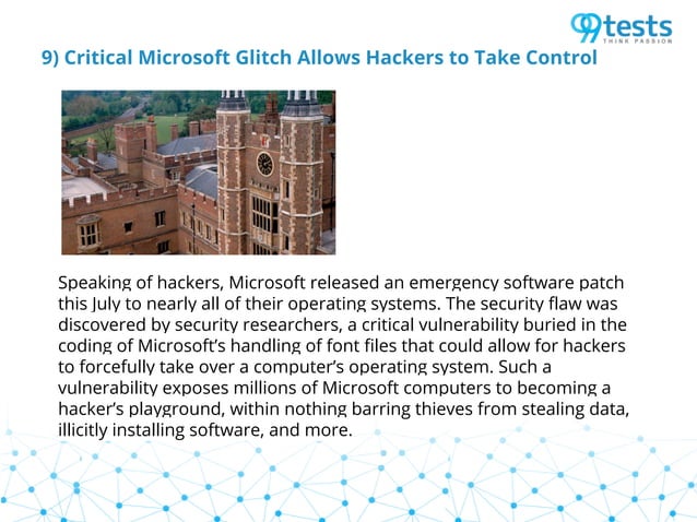 21 infamous & expensive software bugs | PPT