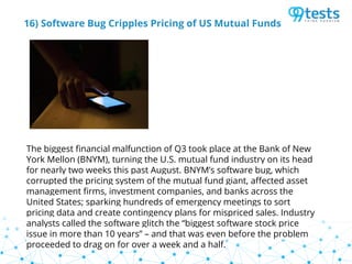 21 infamous & expensive software bugs | PPT