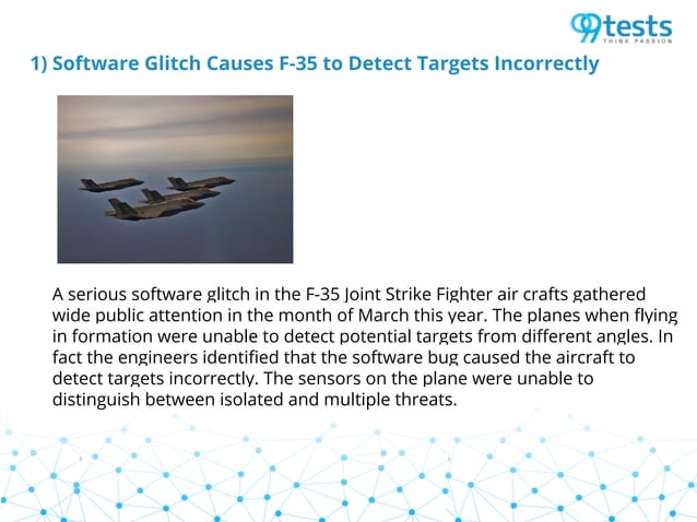 21 infamous & expensive software bugs | PPT