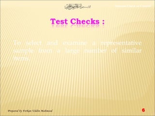 Internal check & control | PPT