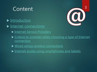 2 1 internet services and connections | PPTX