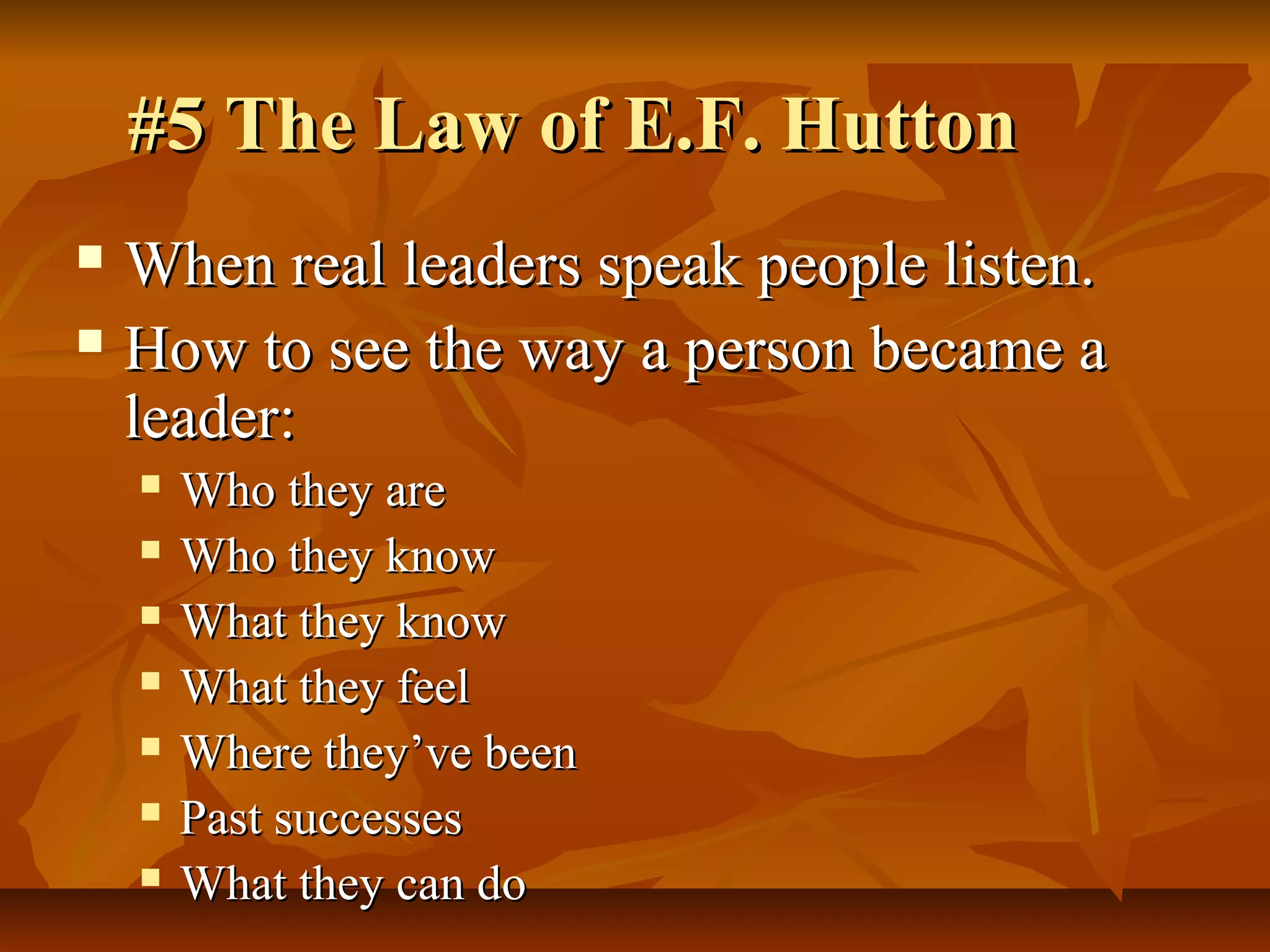 21 irrefutable laws of leadership john c maxwell | PPT