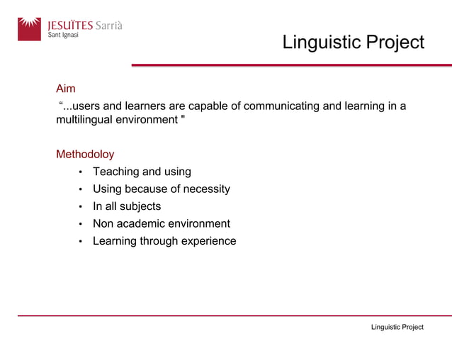 21_School_ Linguistic project | PPT
