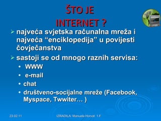 Dobre i loše strane interneta | PPT