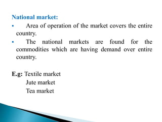 Market and Classification of Market | PPTX