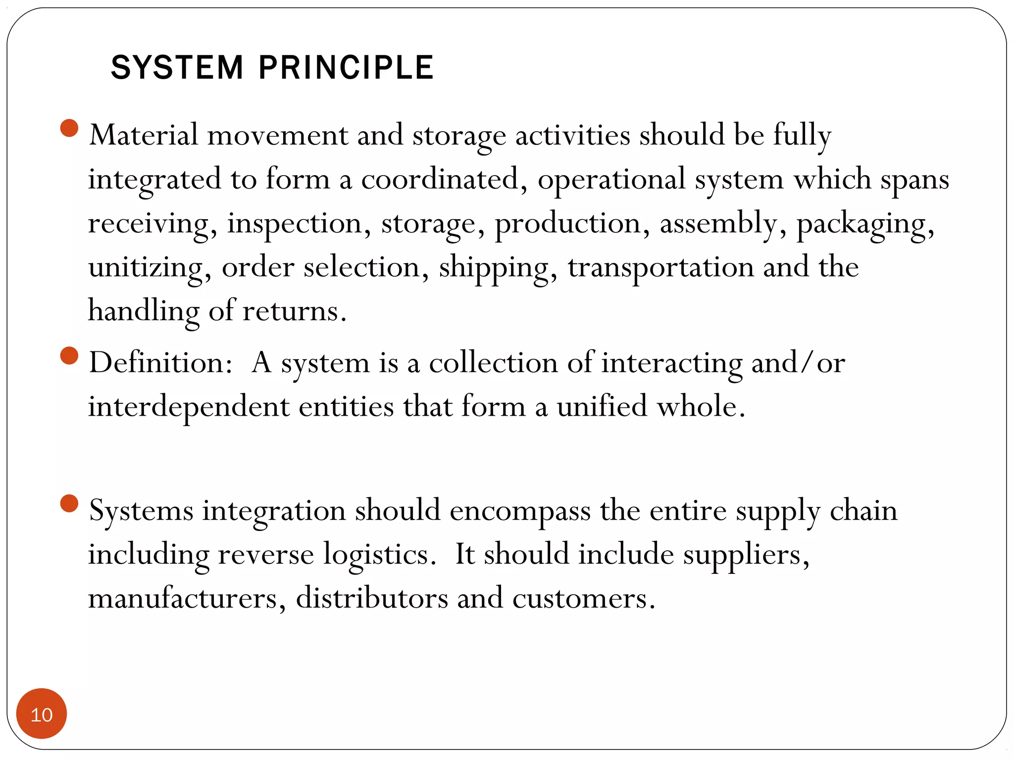 material handling system | PPT