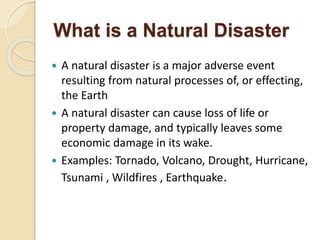 21 MBA 3365 Shubam Samyal ( IS OUR NATION PREPARED TO HANDLE NATURAL ...