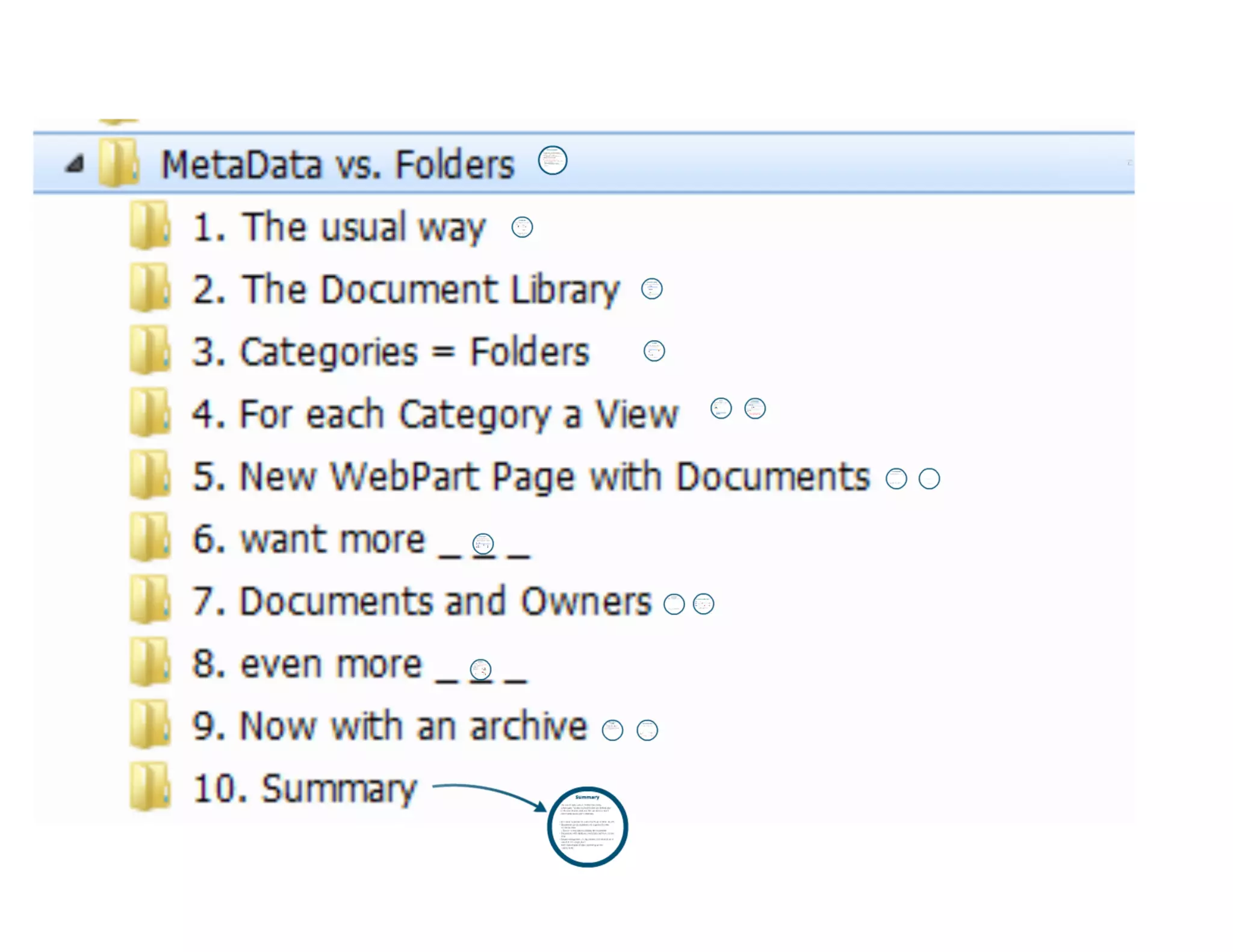 SharePoint Lesson #21: Metadata vs. Folder | PPT
