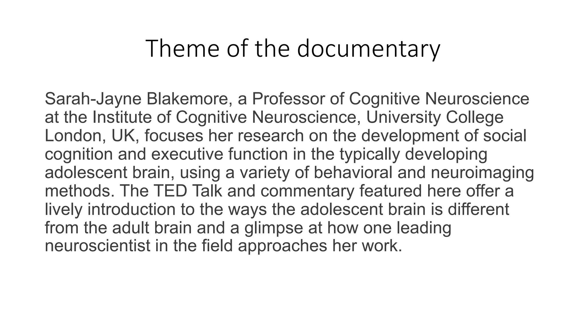 THE NEUROSCIENCE OF ADOLESCENT BRAIN.pptx