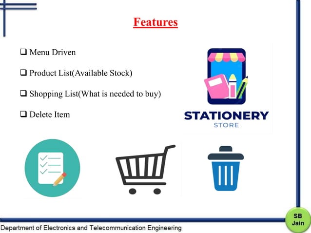 Stationary Store Management System | PPTX