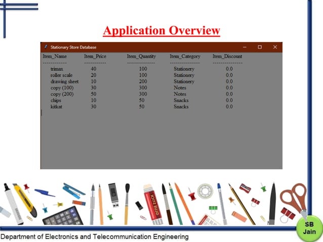 Stationary Store Management System | PPTX