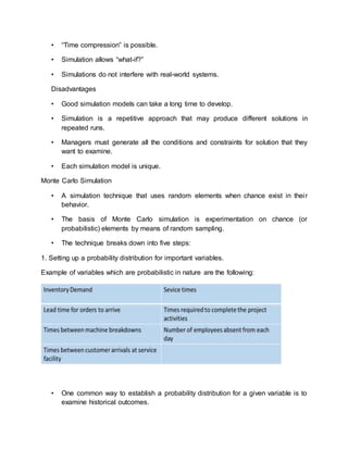 Modelling with simulation | PDF