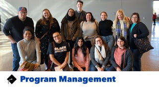 '21 New Directors & Coordinators Meeting - Program Management | PPT