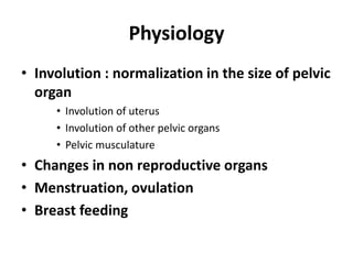 21 Normal physiology of puerperium.pptx ppt | PPT