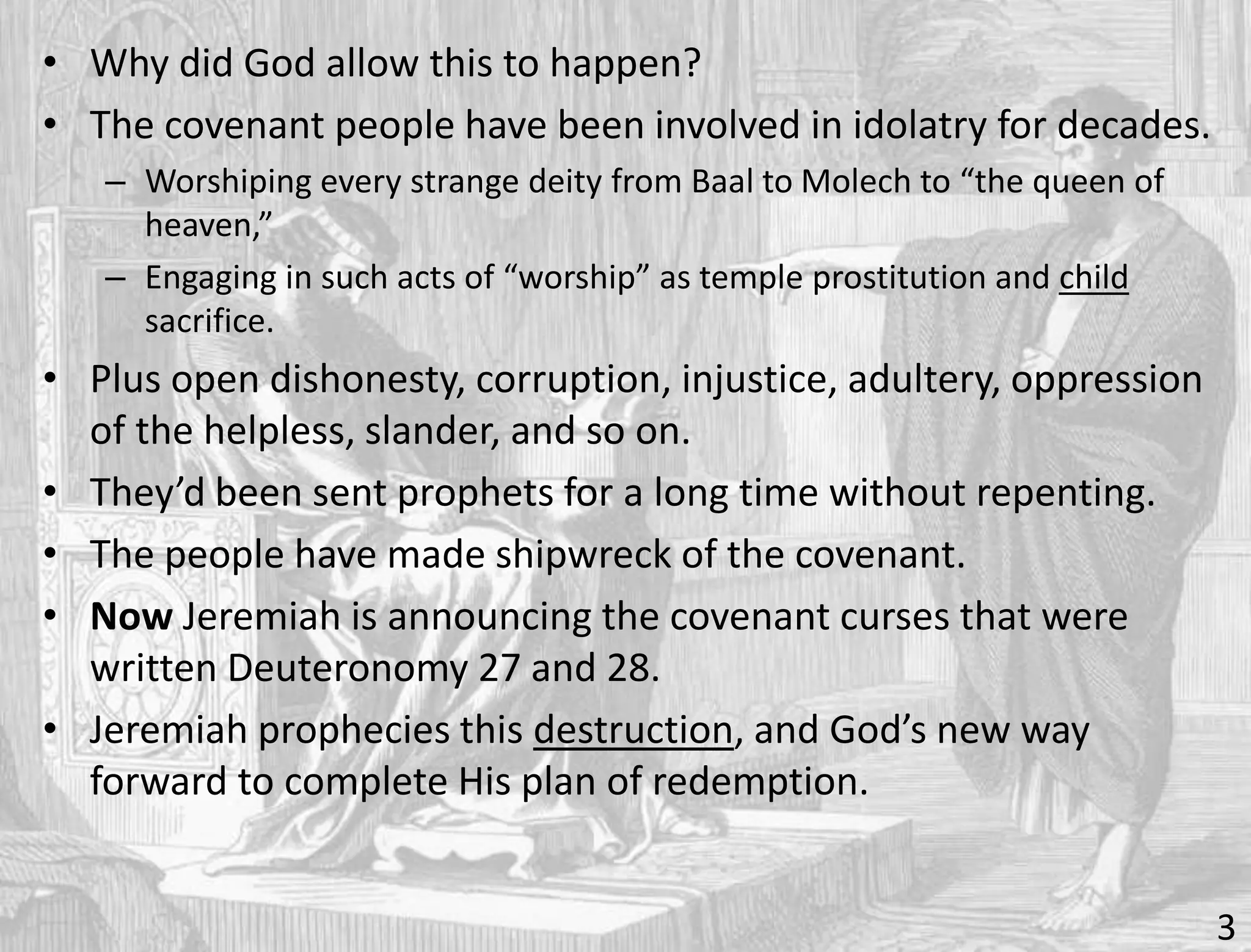 Session 21 Old Testament Overview - Jeremiah and Lamentations | PPTX ...