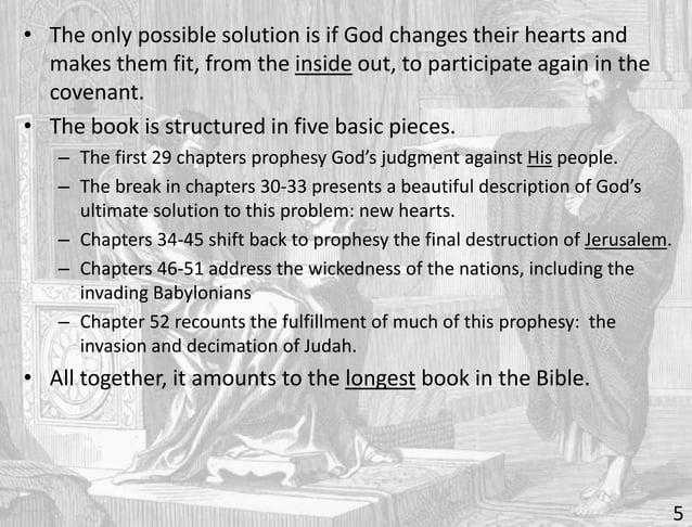 Session 21 Old Testament Overview - Jeremiah and Lamentations | PPTX ...
