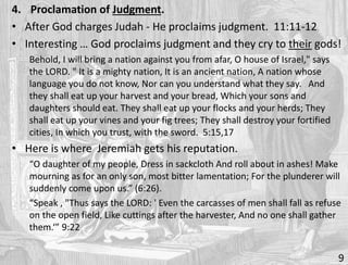 Session 21 Old Testament Overview - Jeremiah and Lamentations | PPTX ...