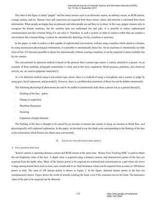Detection of Lie by Involuntary Physiological Phenomena using Distance Camera | PDF