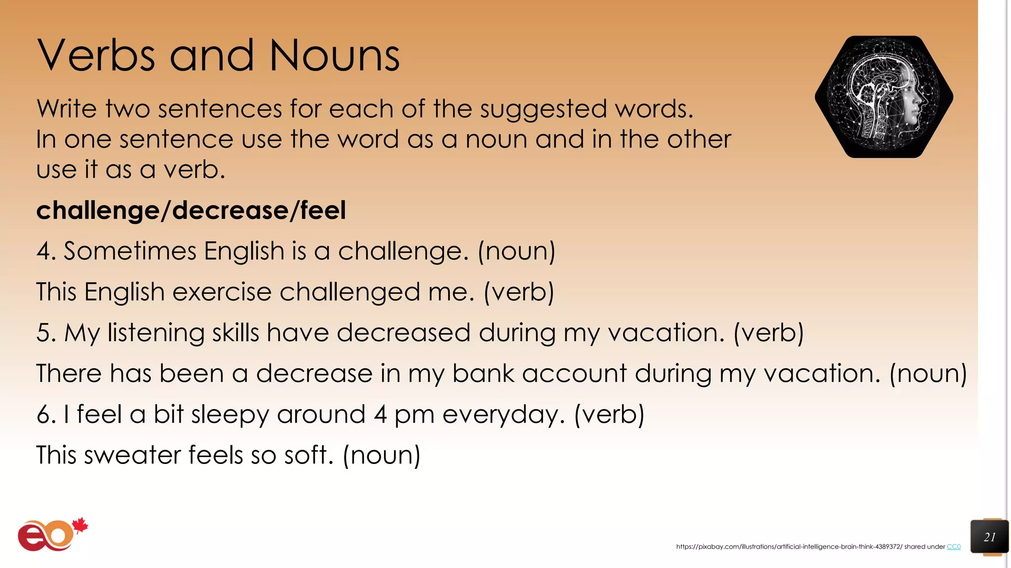 Parts of Speech Verbs, Adverbs, and Adjectives | PDF