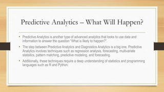 Stages in Analytics | PPTX