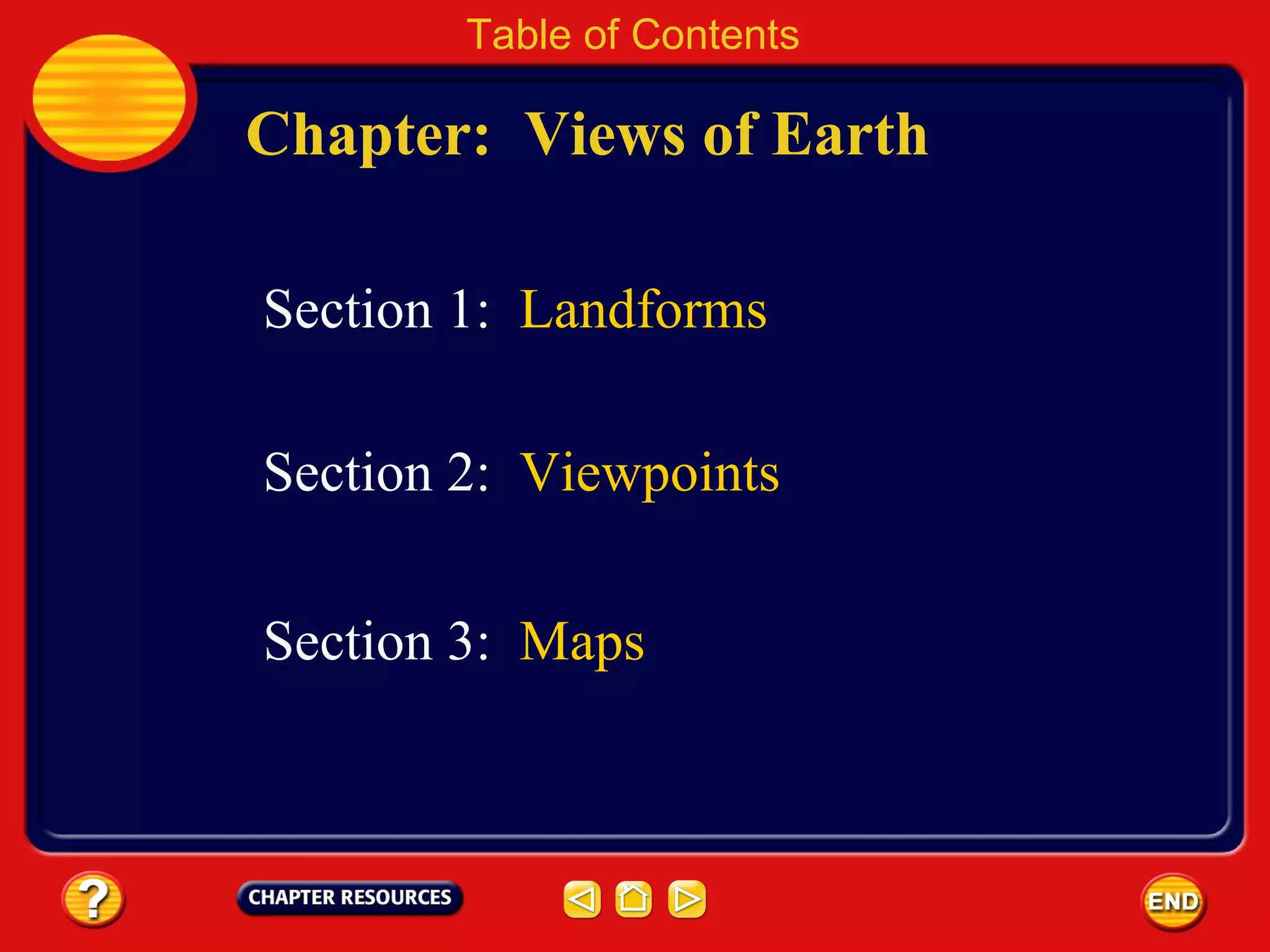 Chapter 2:1 Views of Earth- Landforms | PPT