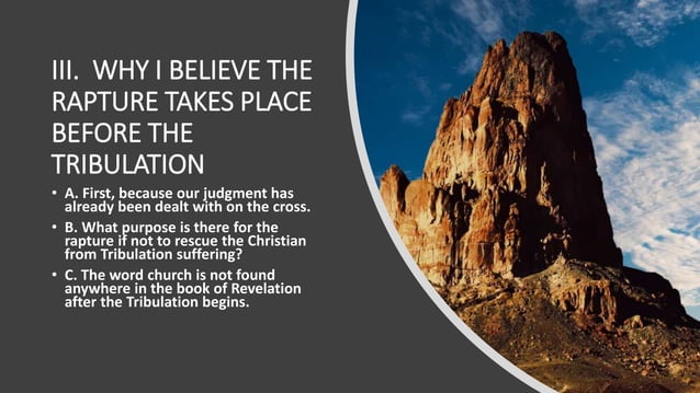 Upon This Rock Lesson 21 Pre Trib Rapture | PPT