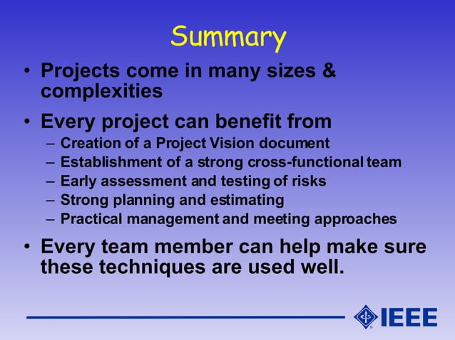 Project Management Overview | PPT