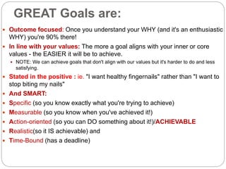 21 questions for extra ordinary goal setting | PPT