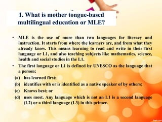 21 reasons why we have mother tongue | PPT