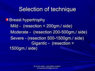 reduction mammoplasty | PPT