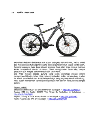 21 Sepeda Gunung terbaik 2019 | PDF