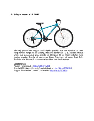 21 Sepeda Gunung terbaik 2019 | PDF