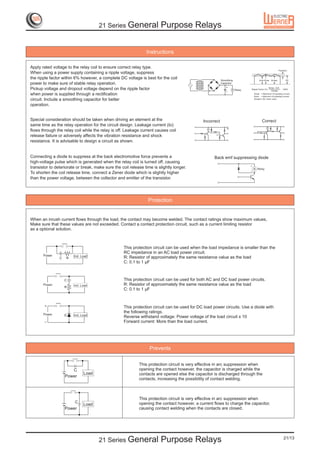 General Purpose Relays - Werner Electric | PDF