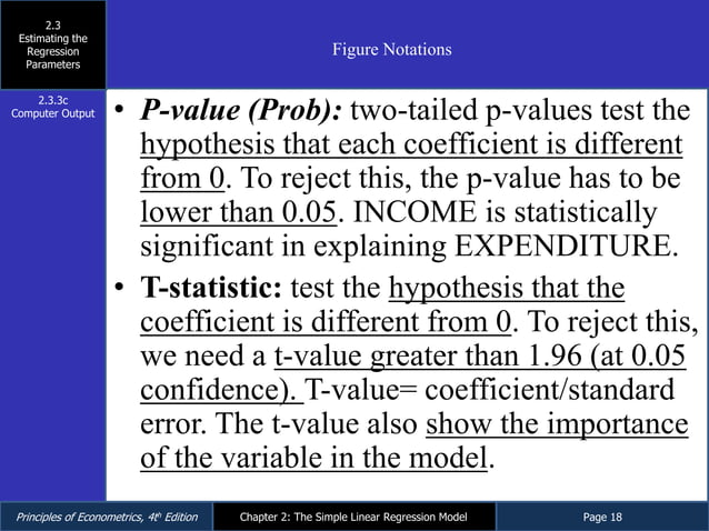 2 1 Simple Linear Regression Model 1 Pptx