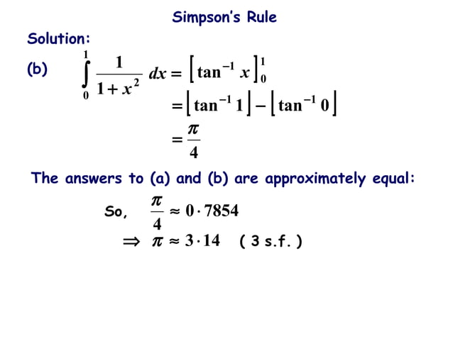 21 simpson's rule | PPT | Business Accounting & Finance | Business