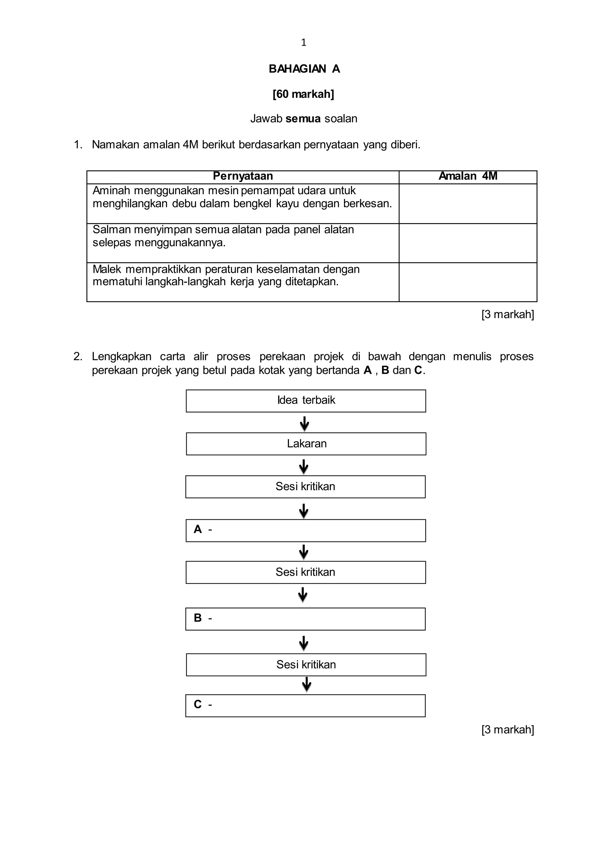 SOALAN PPT3 KHB KT 2015 SMART | PDF