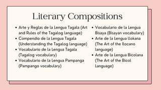 Pre-Spanish Literature, Spanish Literature | PPT