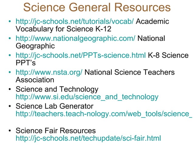 21st Century Learning And Science Resources | PPT