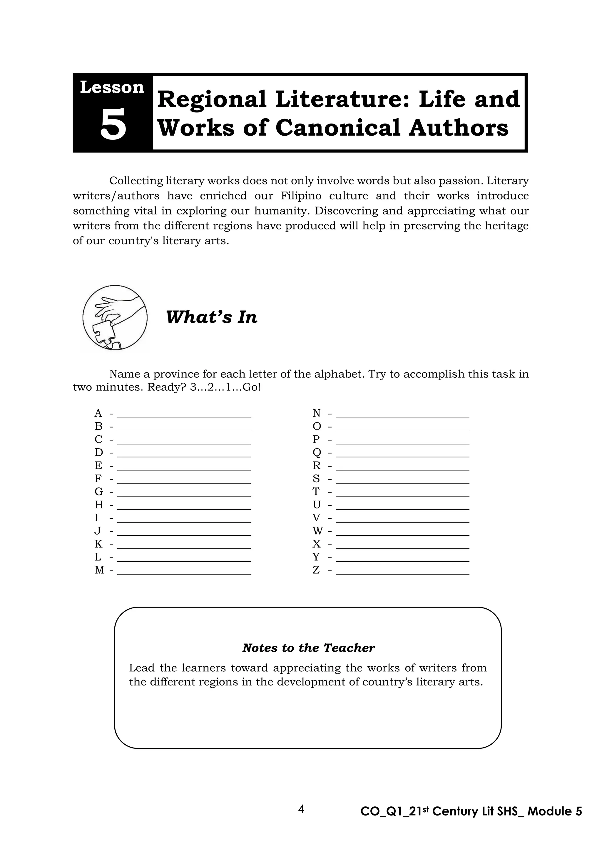 21st-Century-Lit-SHS_Q1_Mod5_The-Canonical-Authors-from-Regions ...