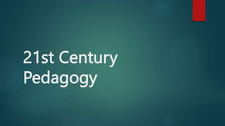 21st-Century-Pedagogy and the golden palace of culture | PPTX