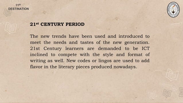 21ST CENTURY LITERATURE | PPTX