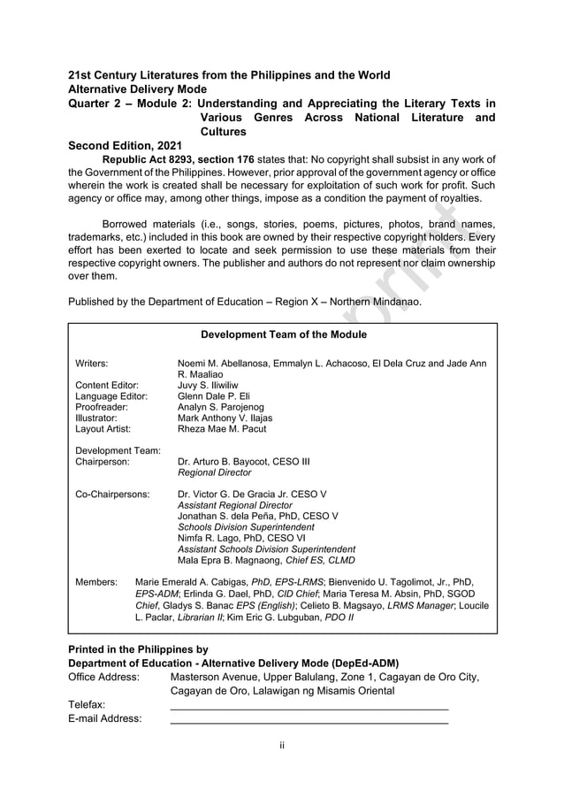 21st-Century Literatures Quarter 2 Module 2 version 5.pdf