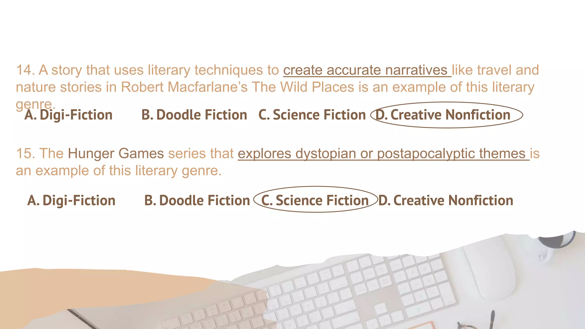 21st - Coventional and 21st Century Genres [Autosaved].pptx