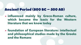 21st-European-Literature for grade 11 humss | PPT
