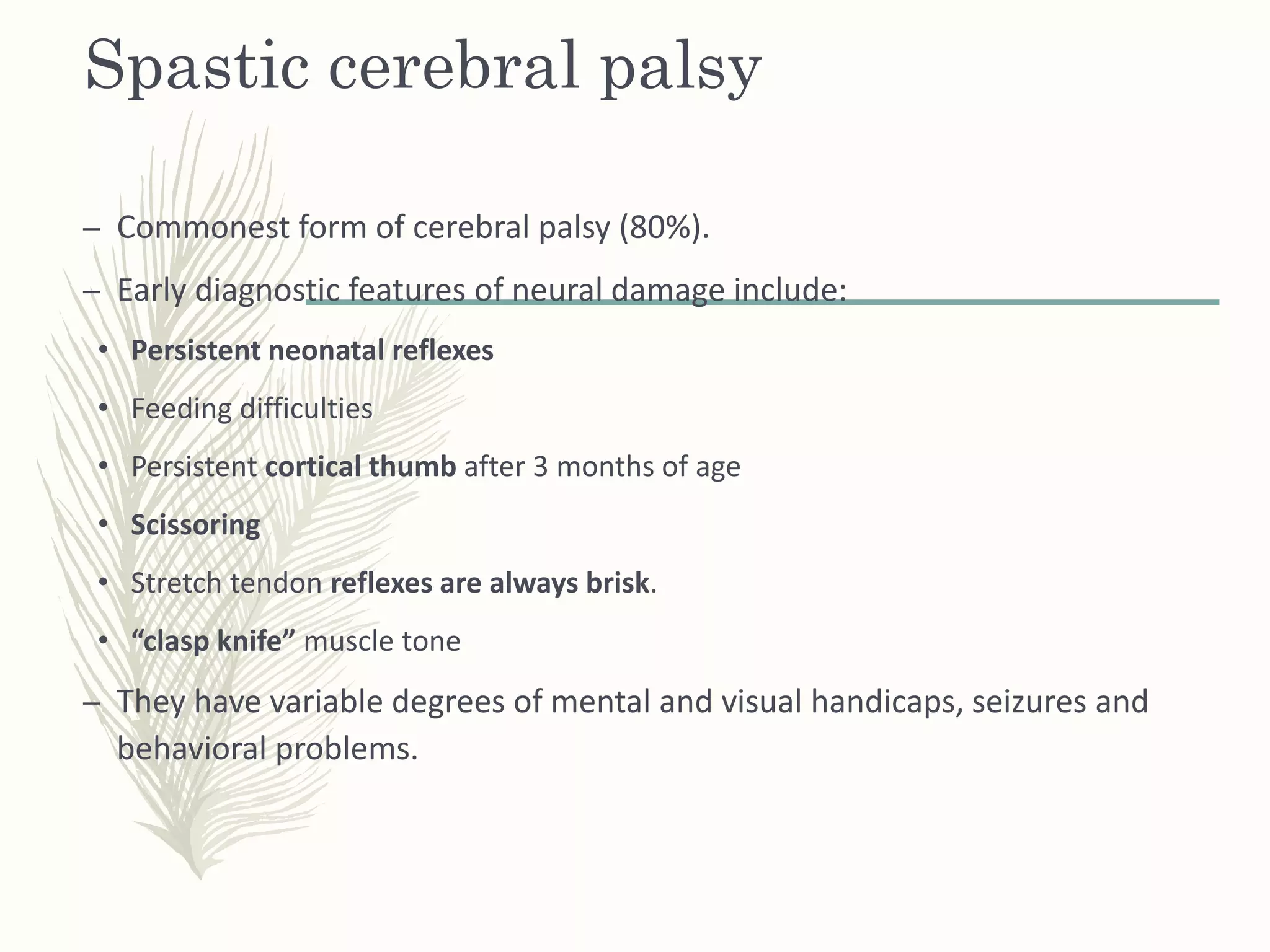 Cerebral Palsy in Children | PPTX