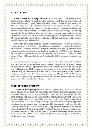 Literary Genres and their Elements, and Structures and Traditions from ...