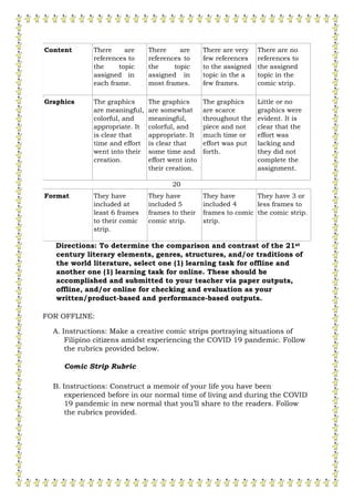 Literary Genres and their Elements, and Structures and Traditions from ...