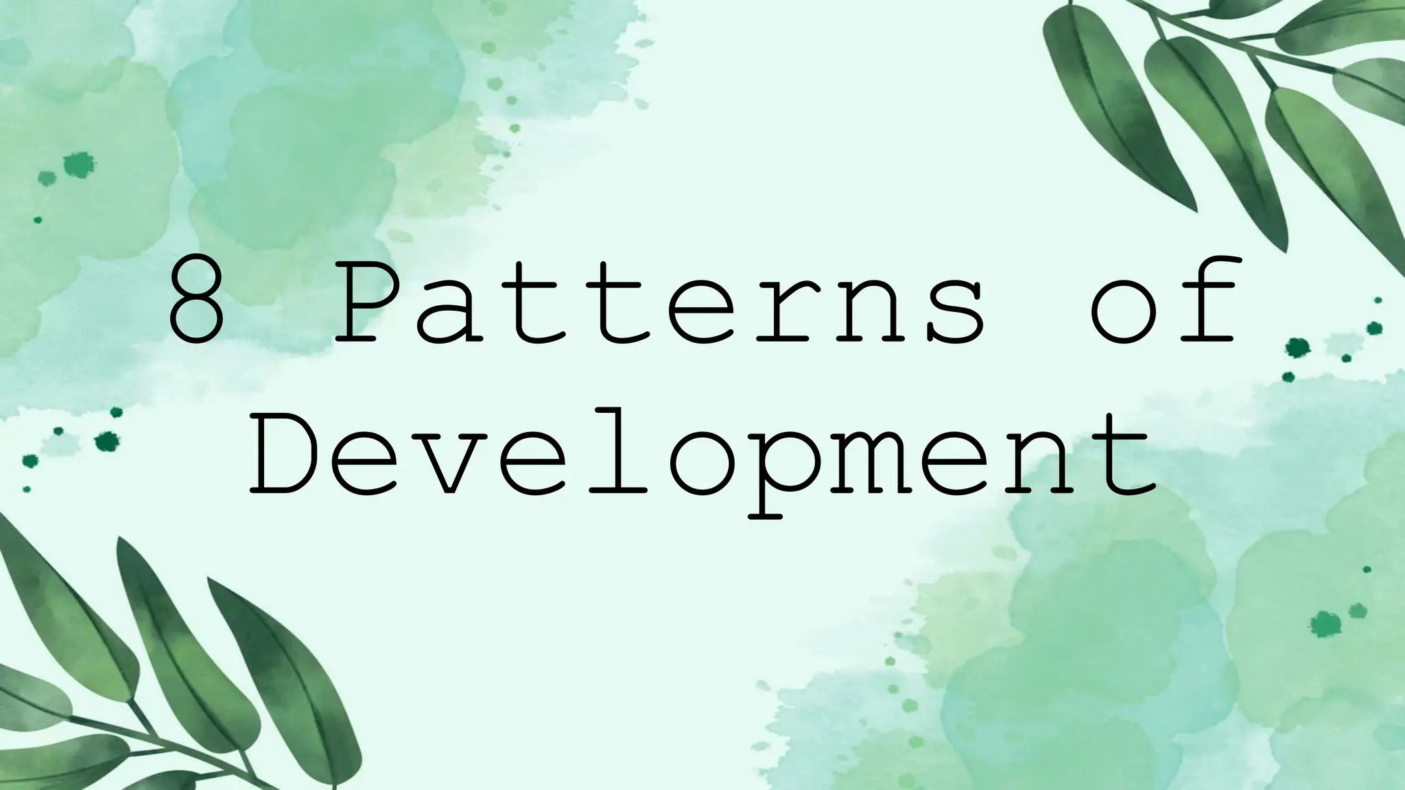 Patterns of Developent Reading & Writing | PPTX