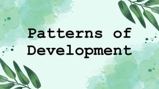 Patterns of Developent Reading & Writing | PPT