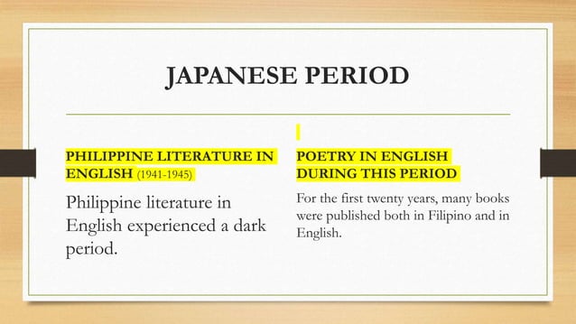 21st - Week 3 (AMERICAN and JAPANESE REGIME ).pptx | Poetry | Books and Literature